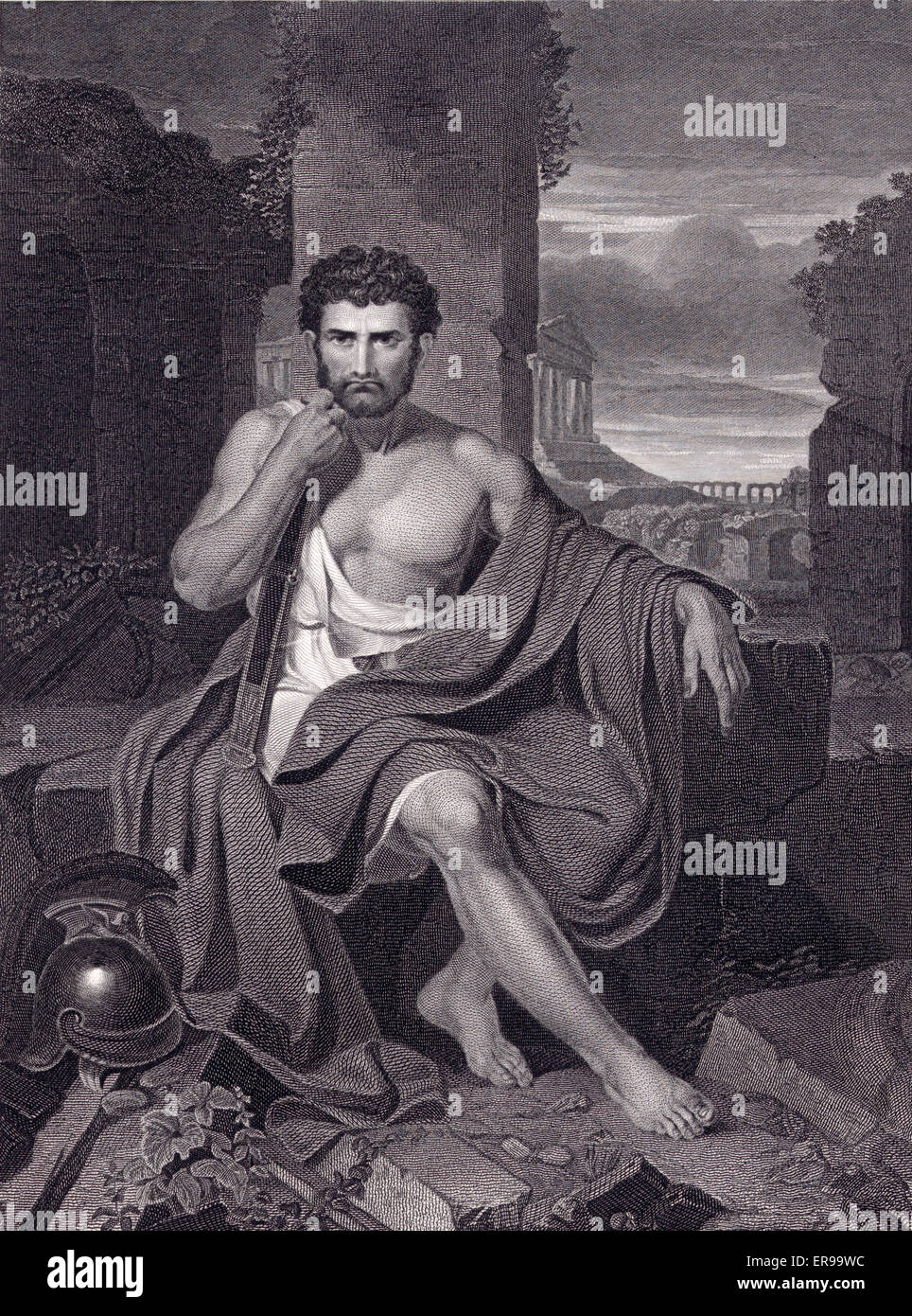 Caius Marius on the ruins of Carthage Stock Photo - Alamy
