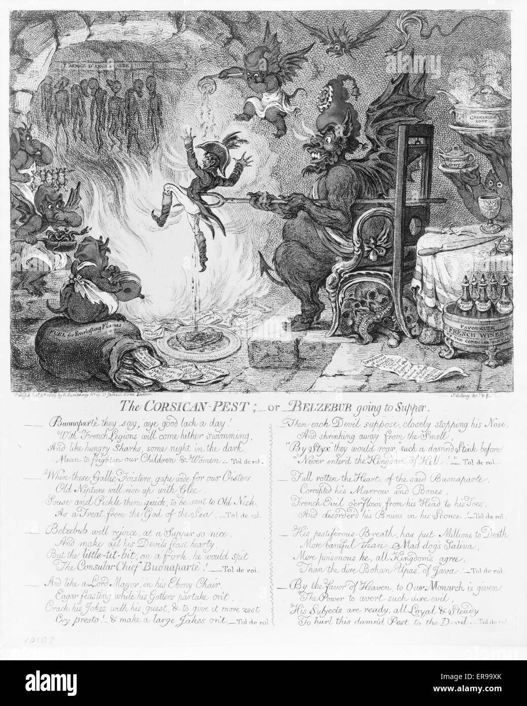 Devil pitchfork Black and White Stock Photos & Images - Alamy