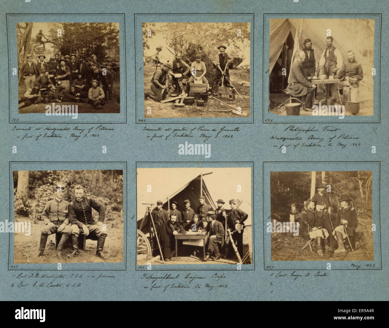 Portrait photographs of soldiers and servants from various U Stock ...