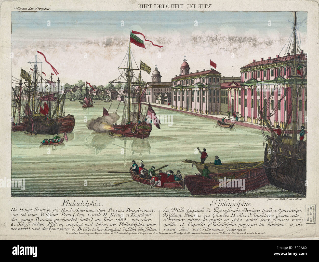 Philadelphia port 18th century hi-res stock photography and images - Alamy