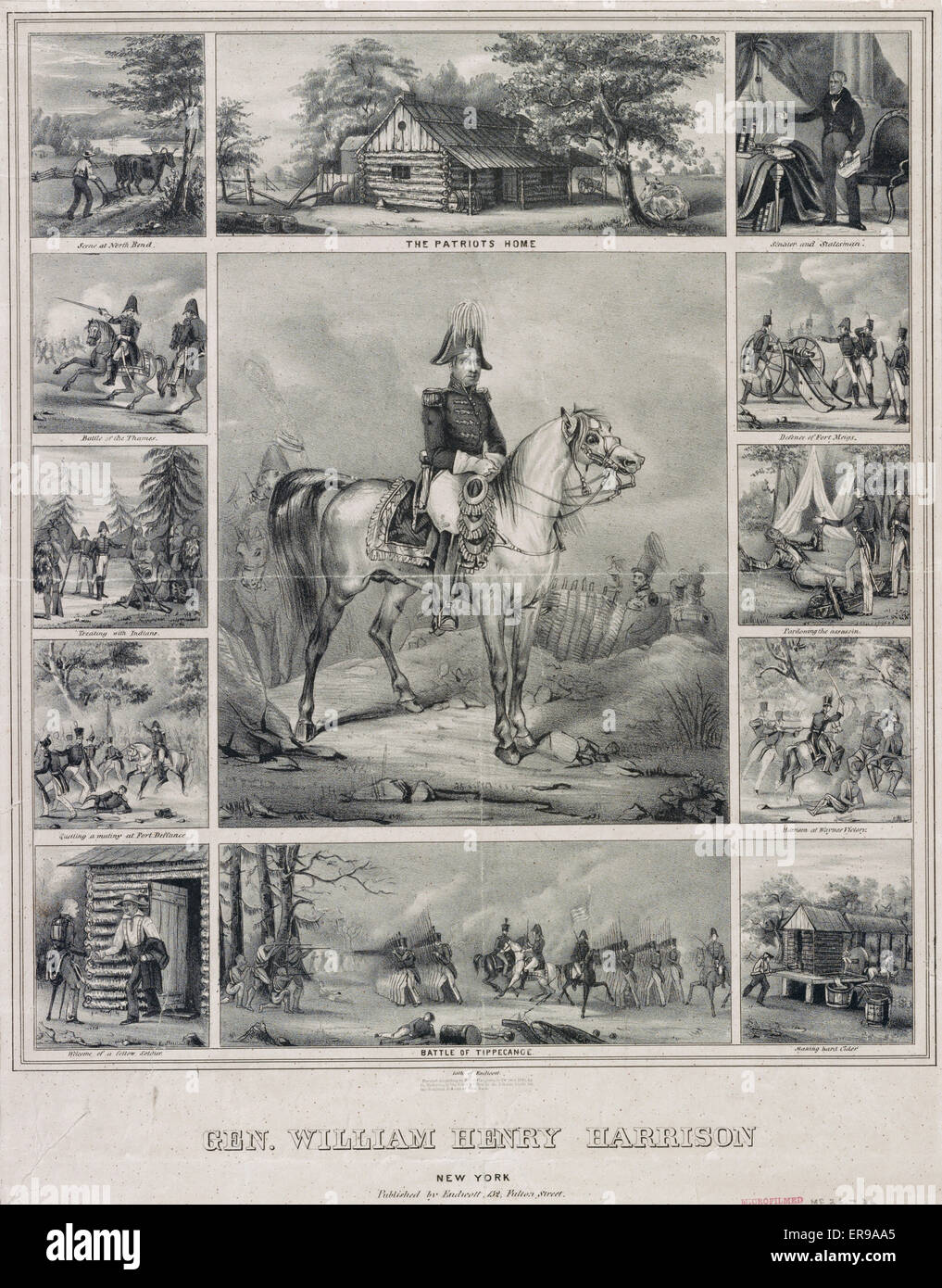 General William Henry Harrison Stock Photo - Alamy