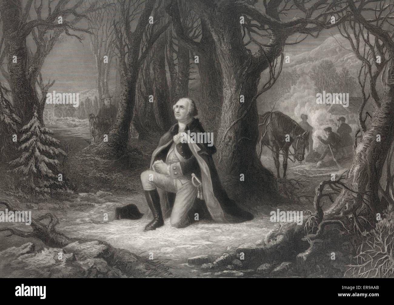 Valley forge george washington hi-res stock photography and images - Alamy