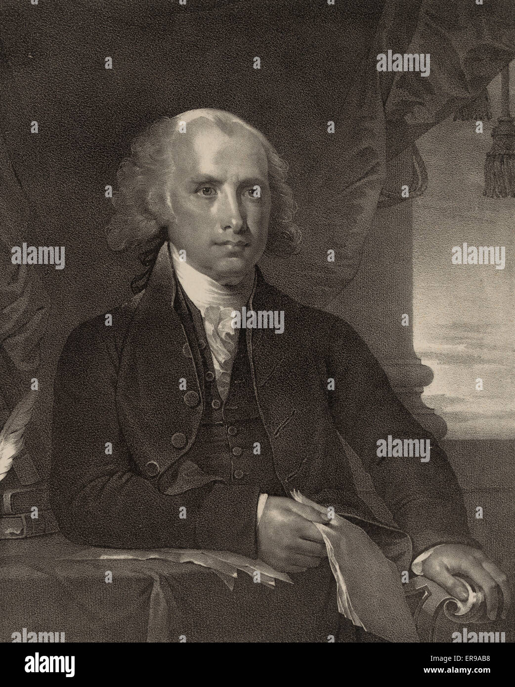 James Madison, American President Stock Photo - Alamy