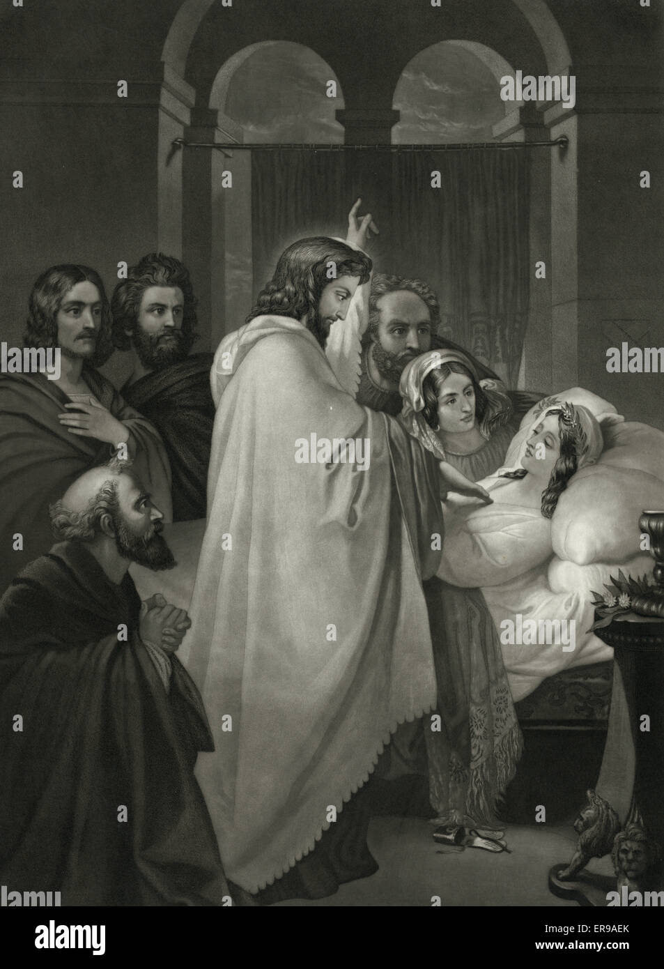 Raising of jairus daughter by jesus hi-res stock photography and images ...