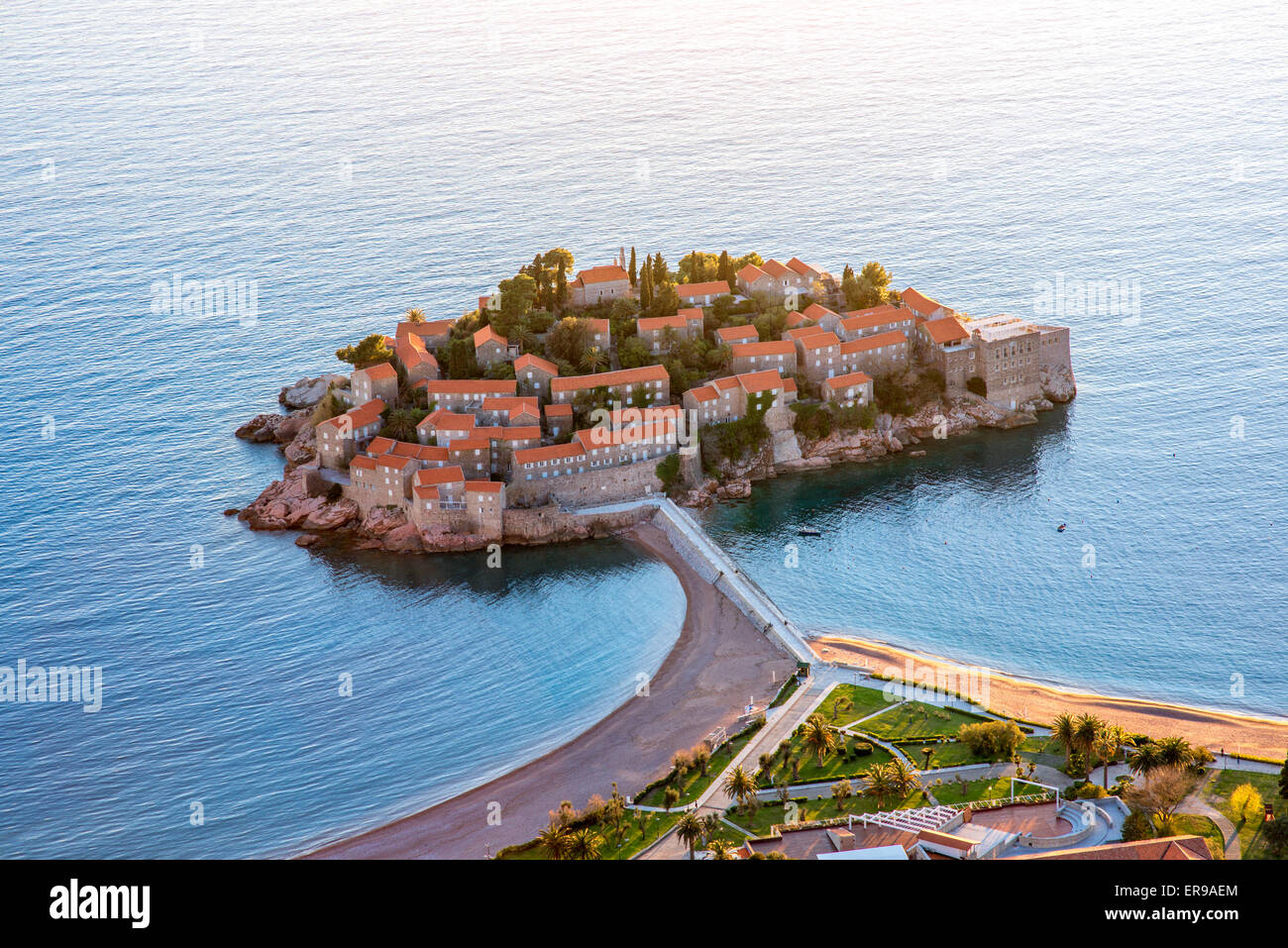 St. Stefan island Stock Photo - Alamy