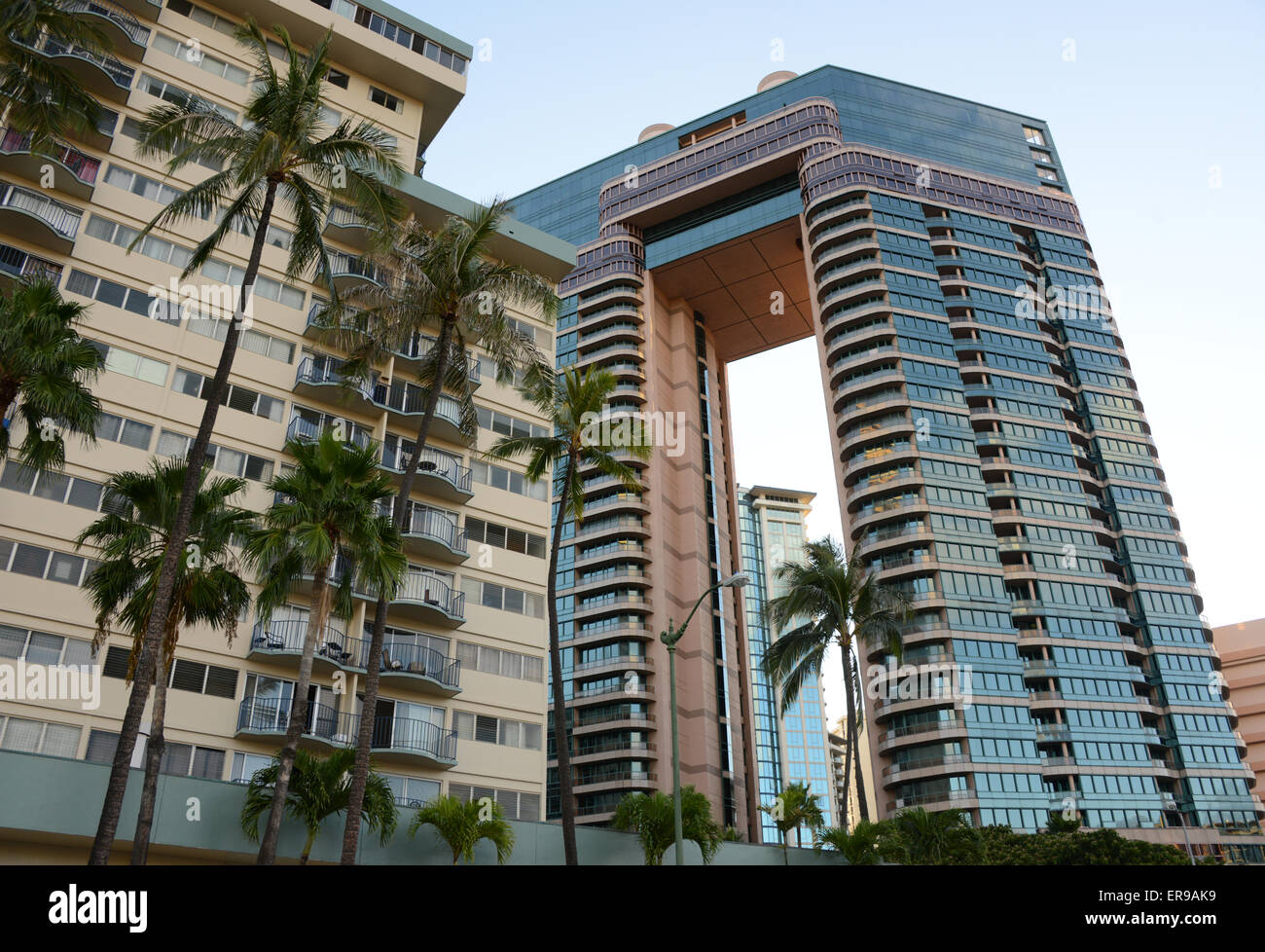 Buildings around Honolulu, Hawaii, USA Stock Photo - Alamy