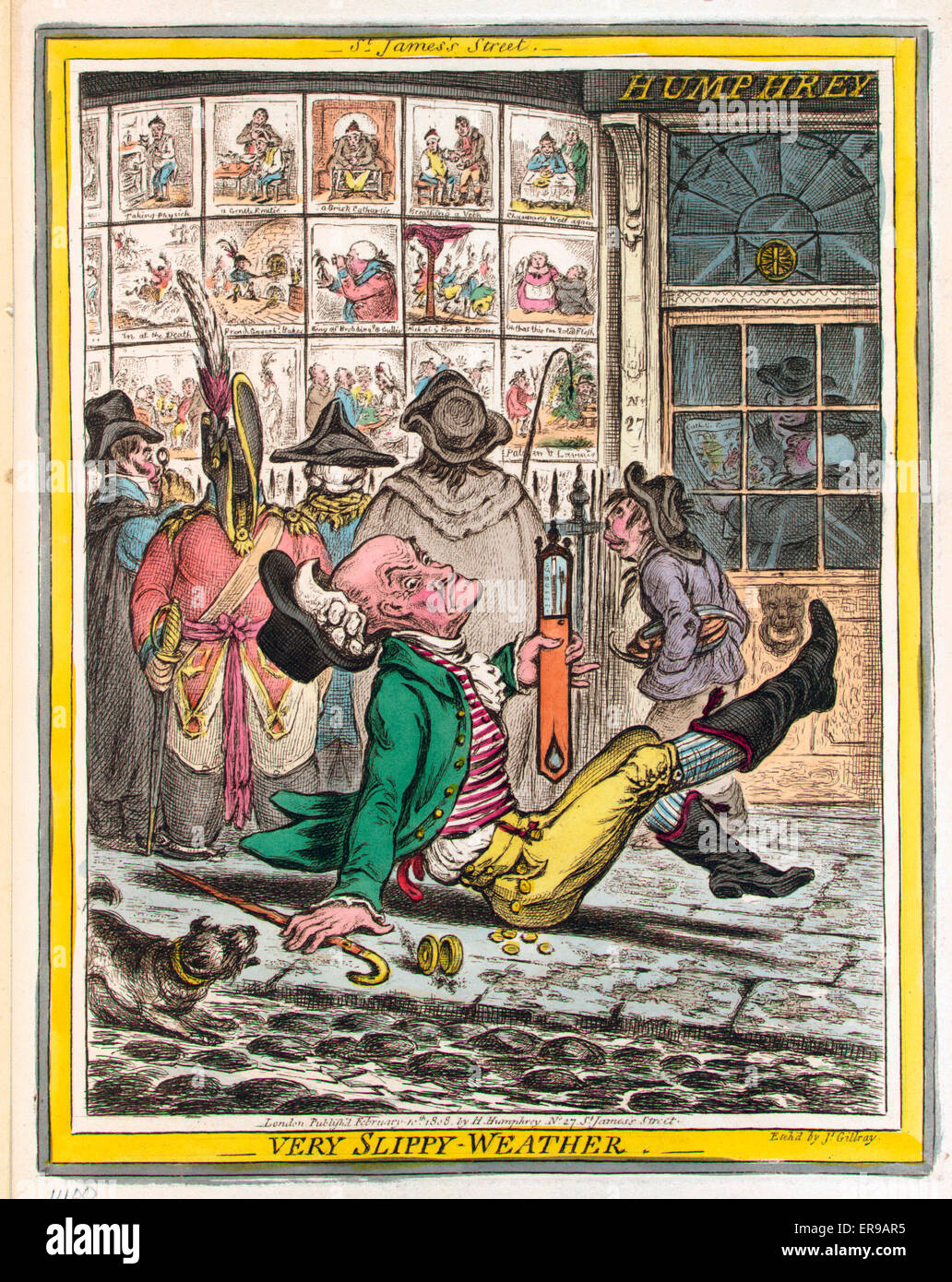 British weather cartoon hi-res stock photography and images - Alamy