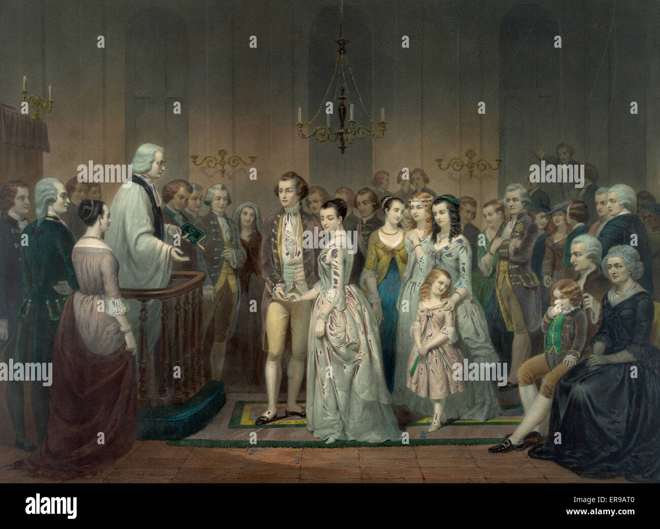 Life of George Washington--The citizen Stock Photo - Alamy