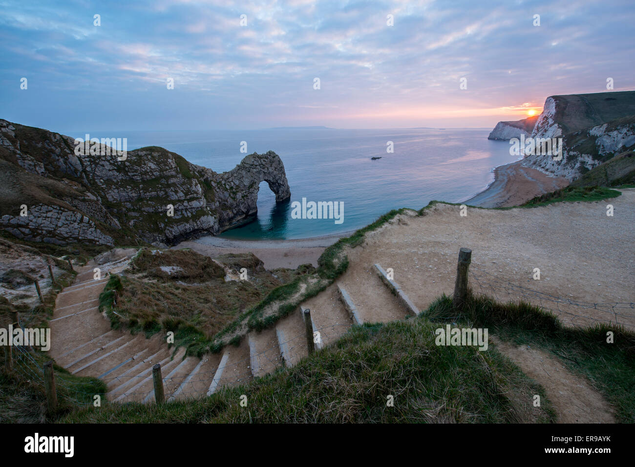 A view of Durdle Door in Dorset Stock Photo - Alamy