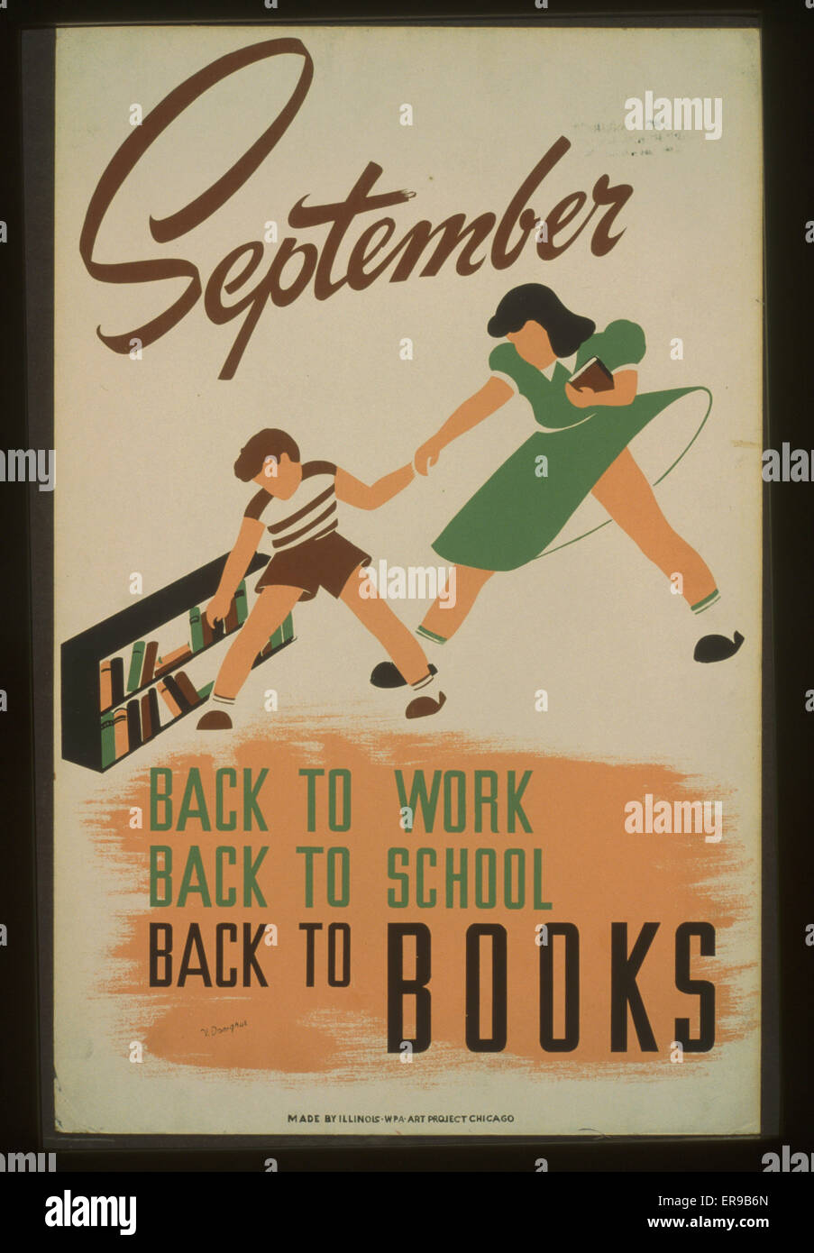 September - back to work - back to school - back to BOOKS Stock Photo ...