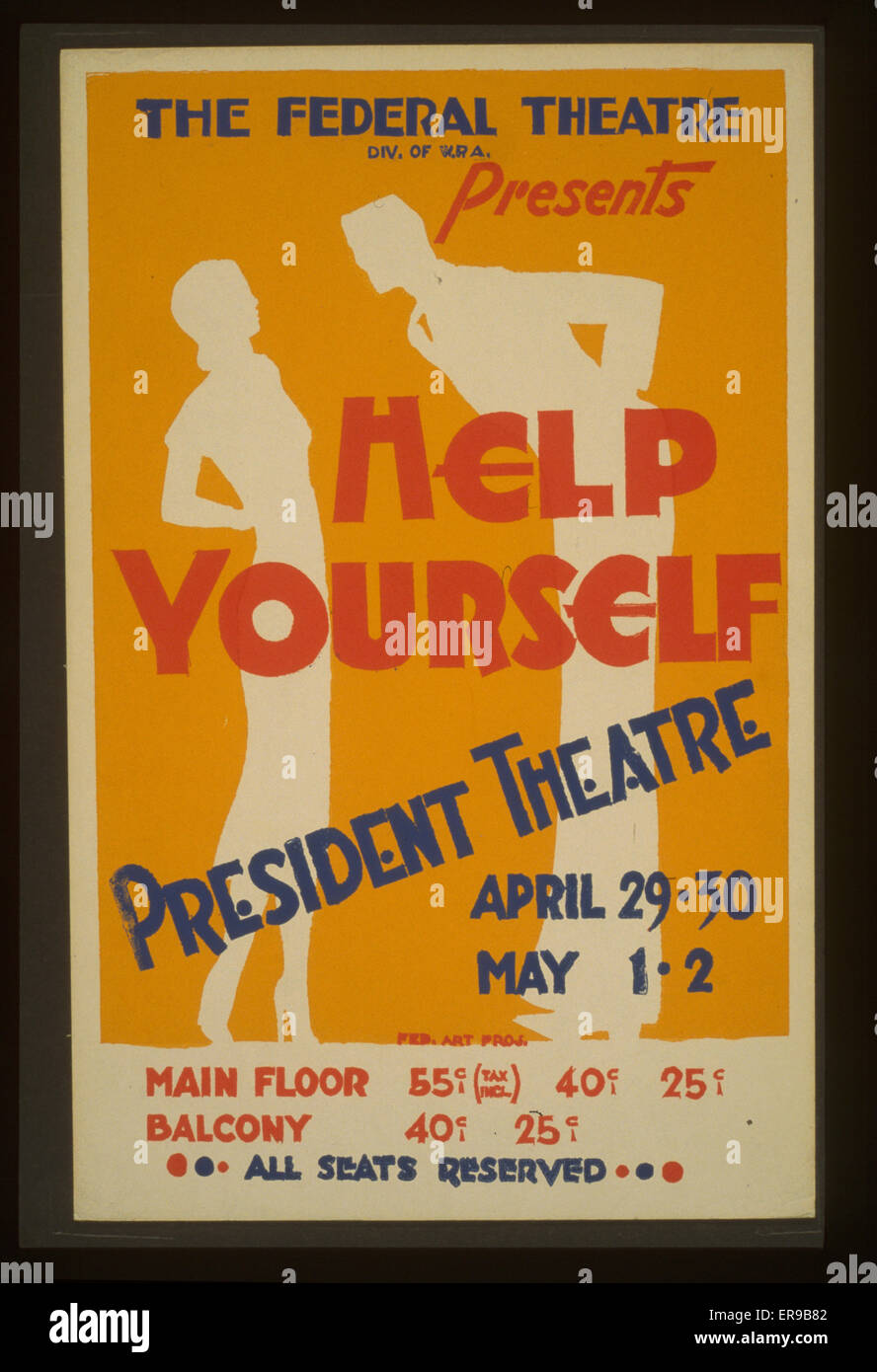 The Federal Theatre Div. of WPA. presents Help Yourself The Stock Photo ...