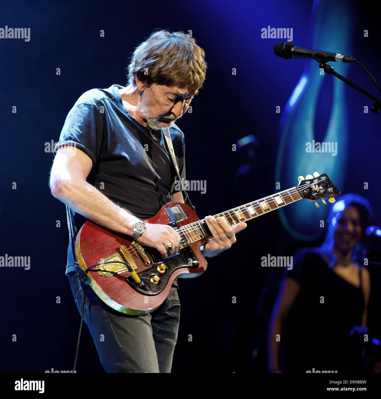 Chris Rea in concert at the Carre Theatre in Amsterdam Featuring: Chris ...