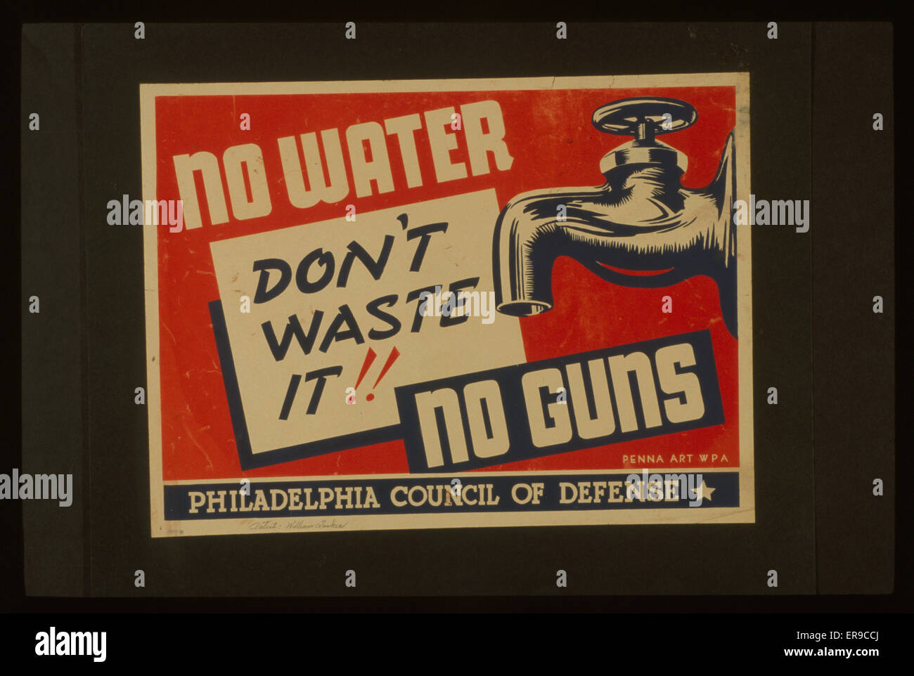 Water conservation poster hi-res stock photography and images - Alamy