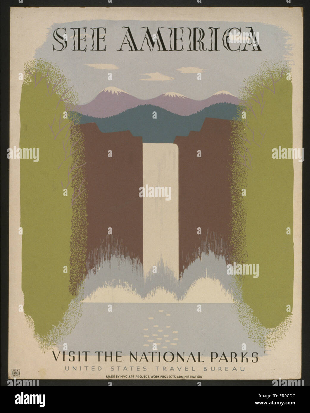 See america wpa poster hi-res stock photography and images - Alamy