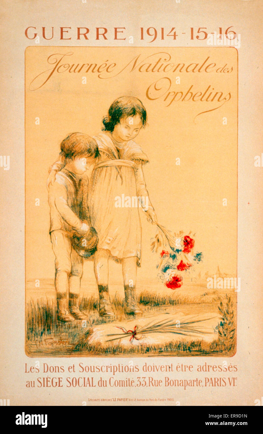 Guerre 1914-15-16. Journee nationale des orphelins Stock Photo - Alamy Guerre 1914-15-16. Journee nationale des orphelins Stock Photo - Alamy
