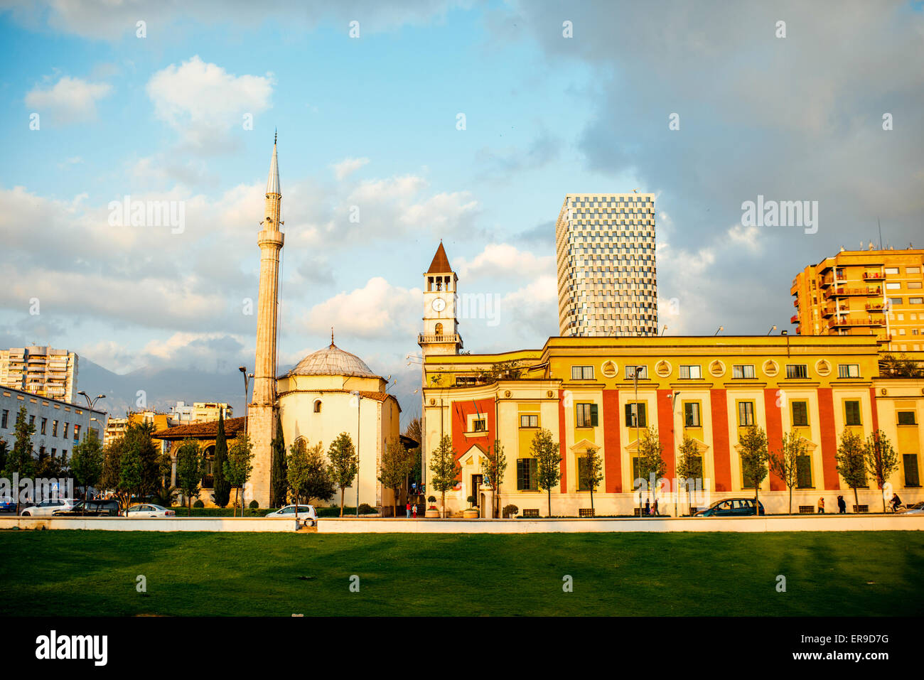 Tirana skanderberg square hi-res stock photography and images - Alamy