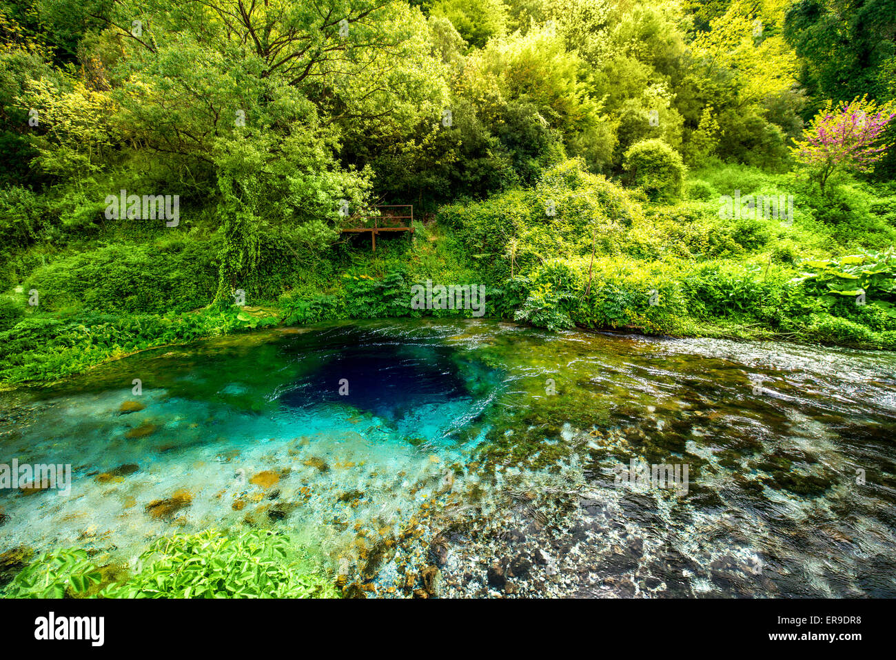Blue eye water spring hi-res stock photography and images - Alamy