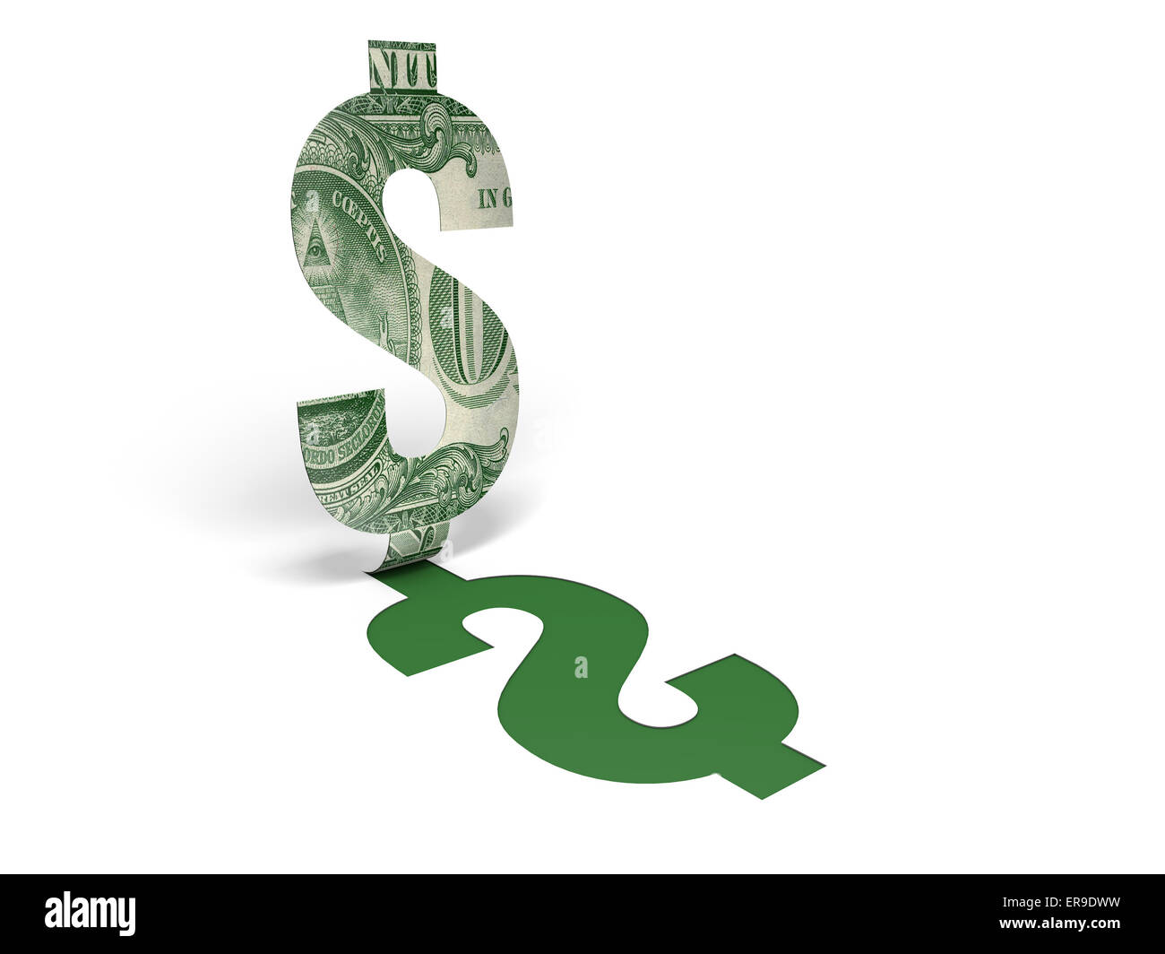 Sign cut dollar sign hi-res stock photography and images - Alamy