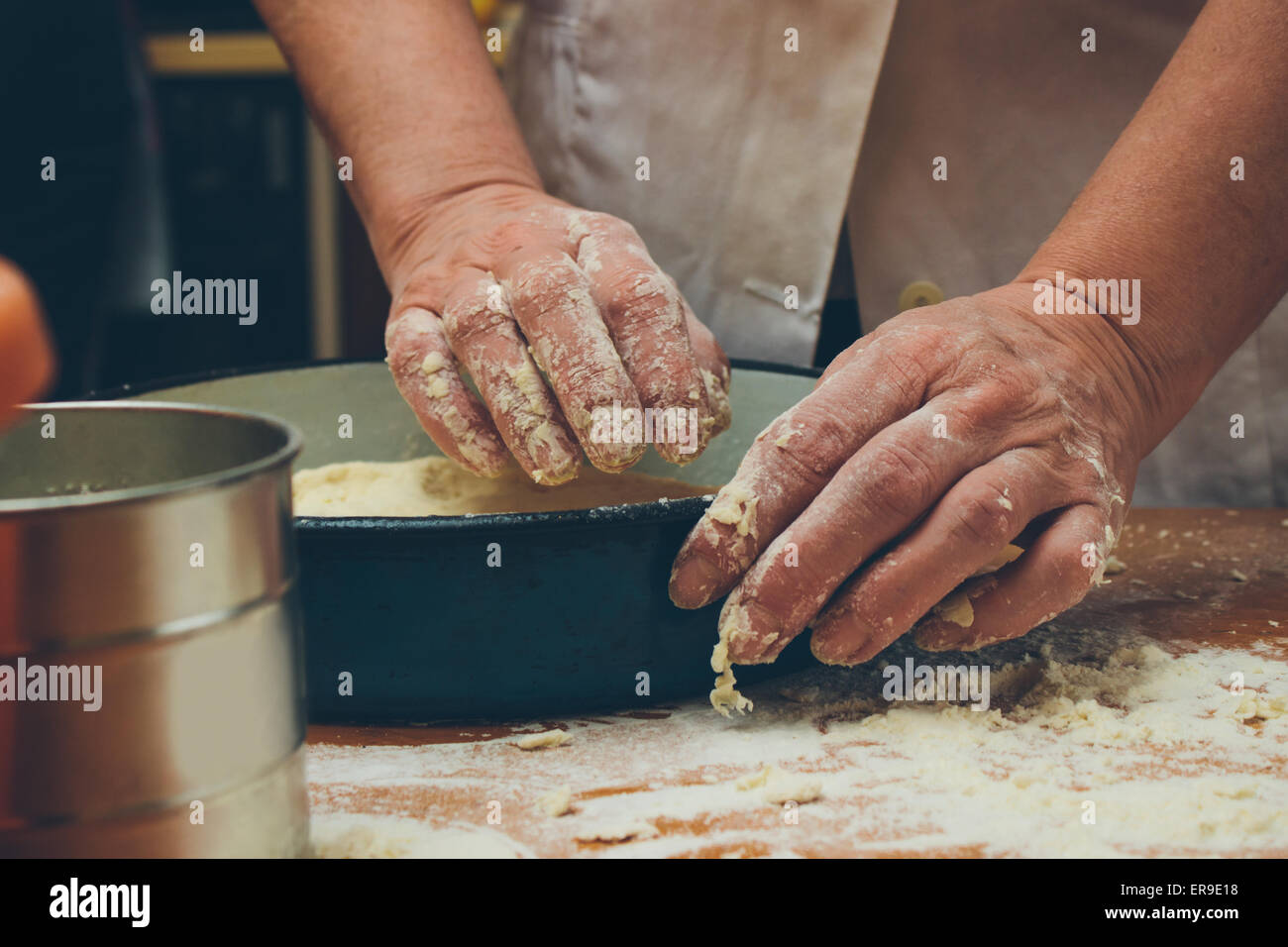 Closeup chef baker in hi-res stock photography and images - Alamy