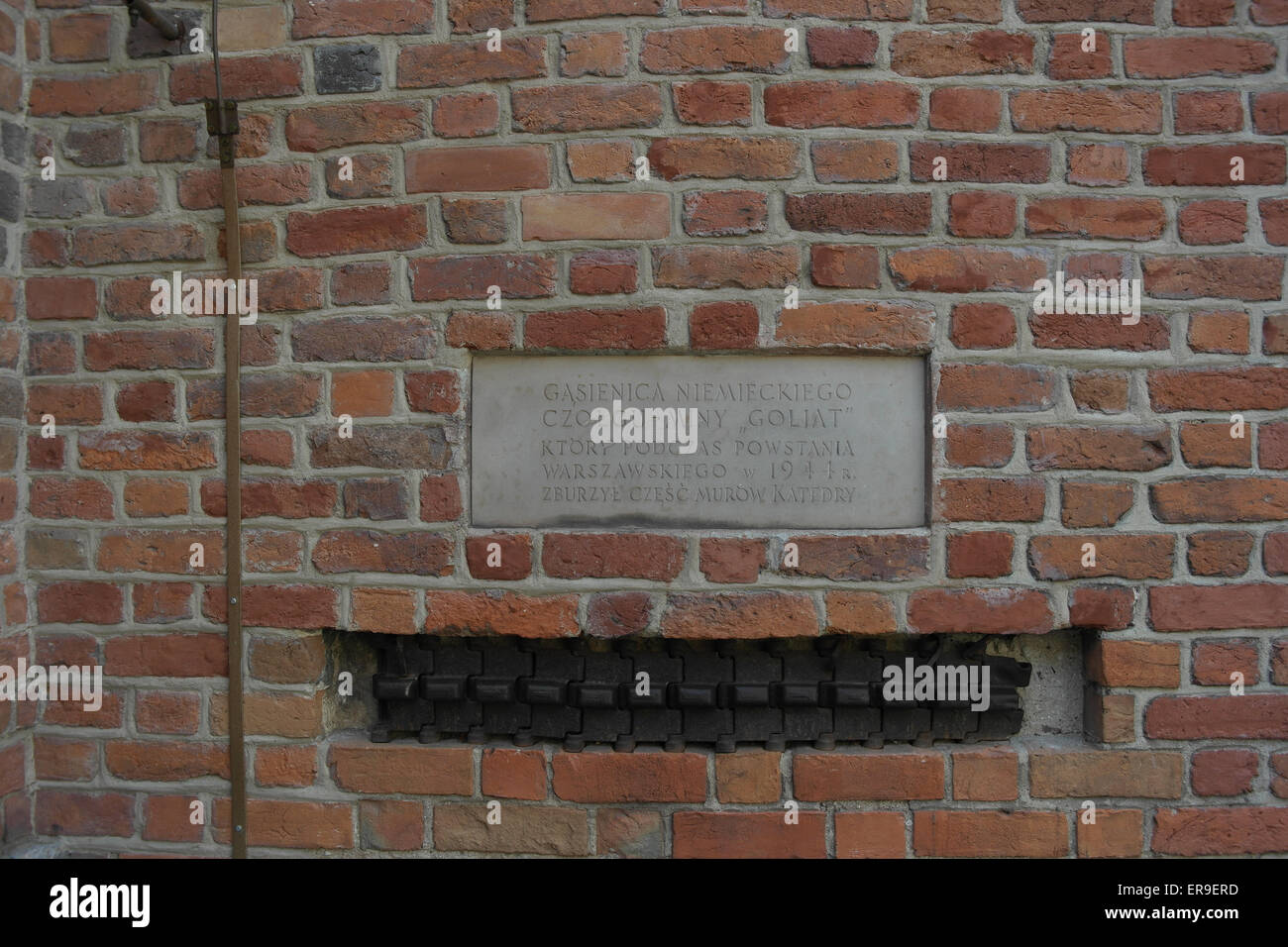 Caterpillar track of German Goliath tank-mine, used in 1944 Warsaw ...