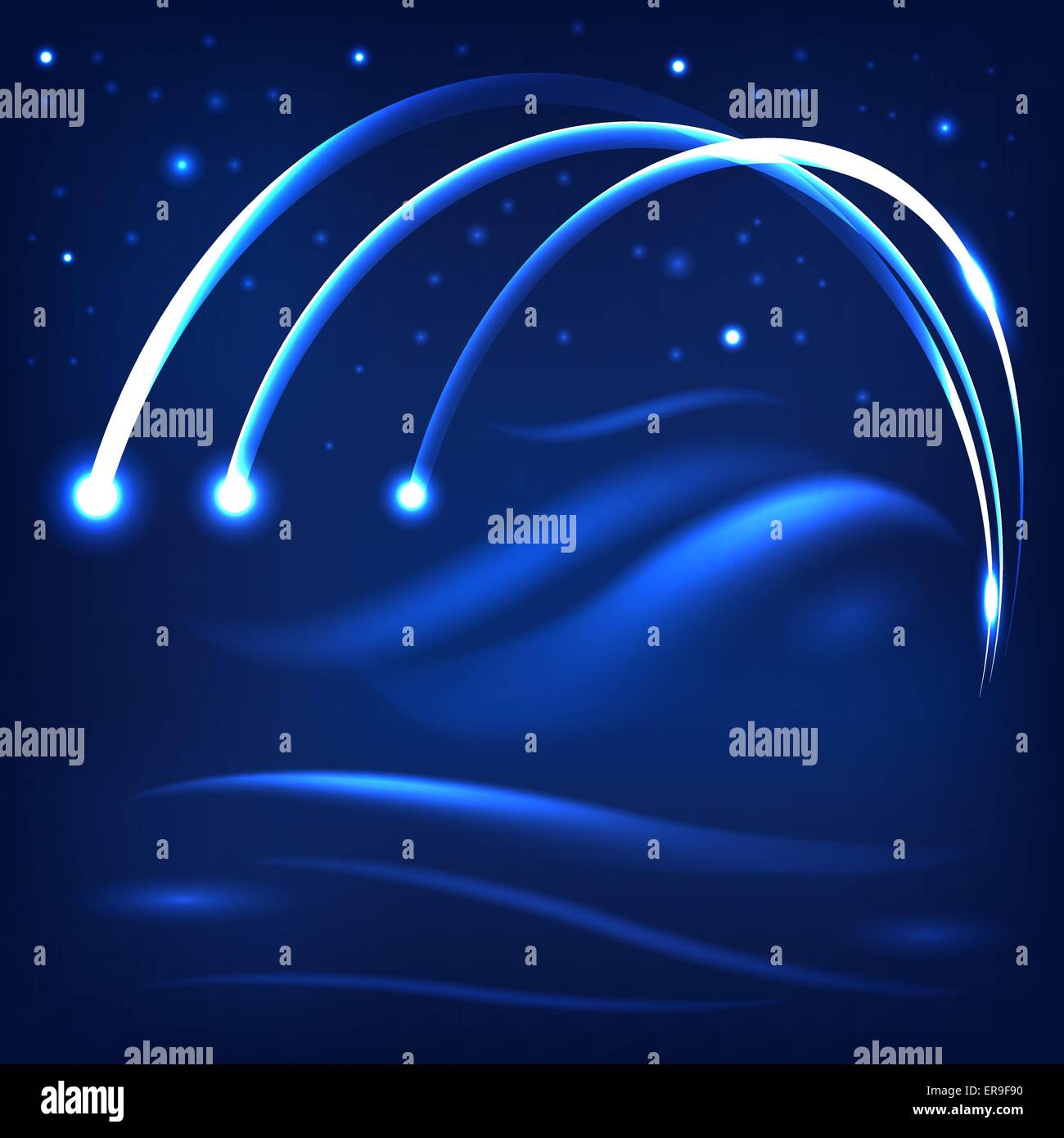 Beautiful bright firework on Stock Vector Images - Alamy
