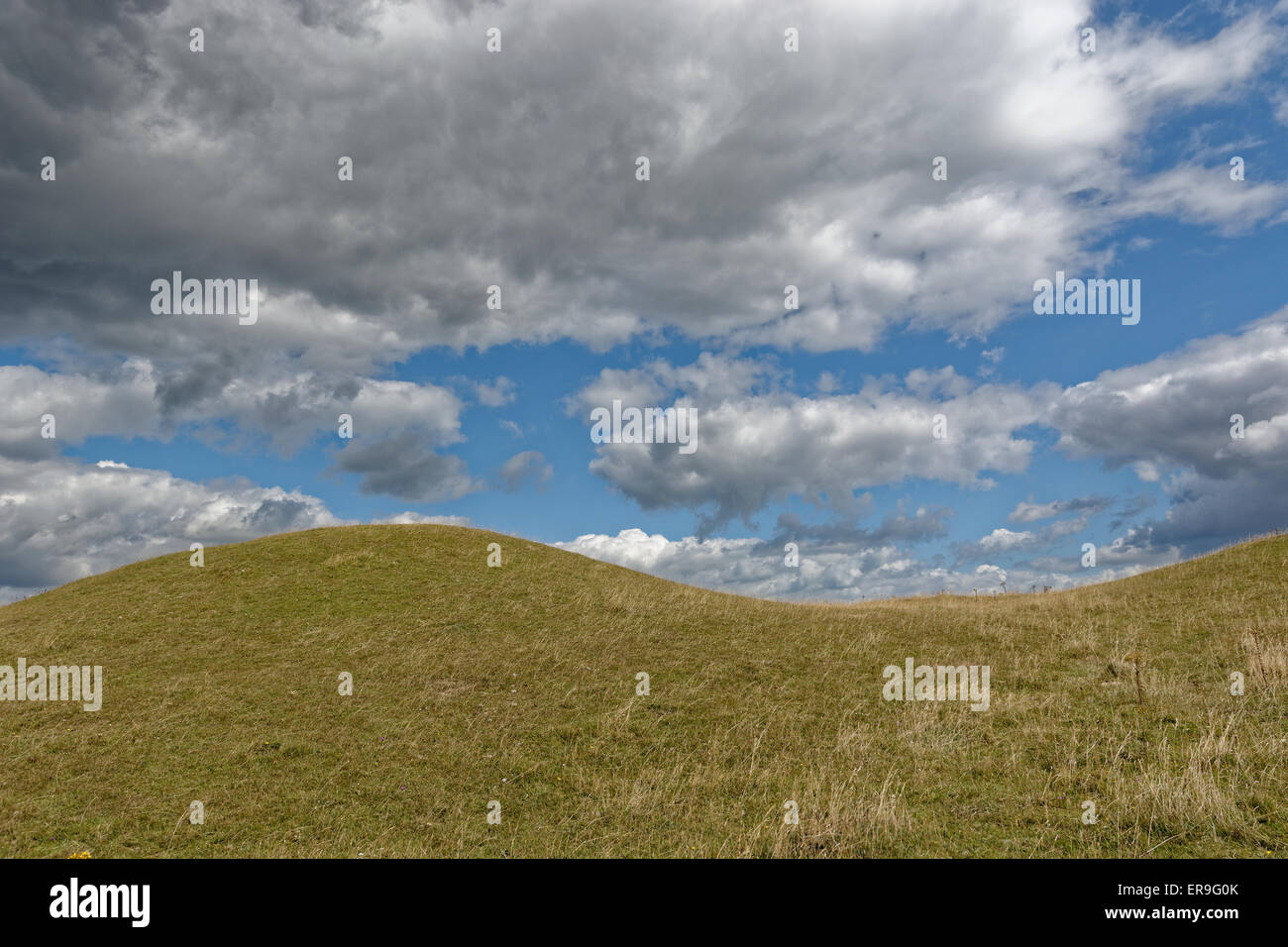 Five Barrows, Tennyson Trail, Brook Down, Isle of Wight, England, UK ...