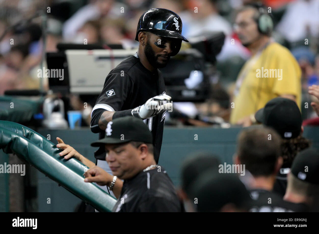 Houston, TX, USA. 29th May, 2015. Chicago White Sox shortstop Alexei ...