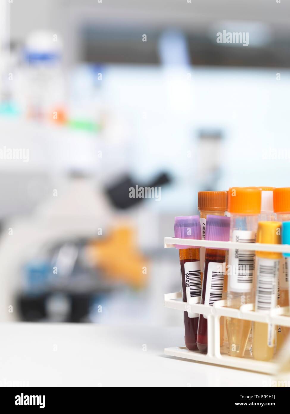 PROPERTY RELEASED. MODEL RELEASED. Medical testing of various human ...