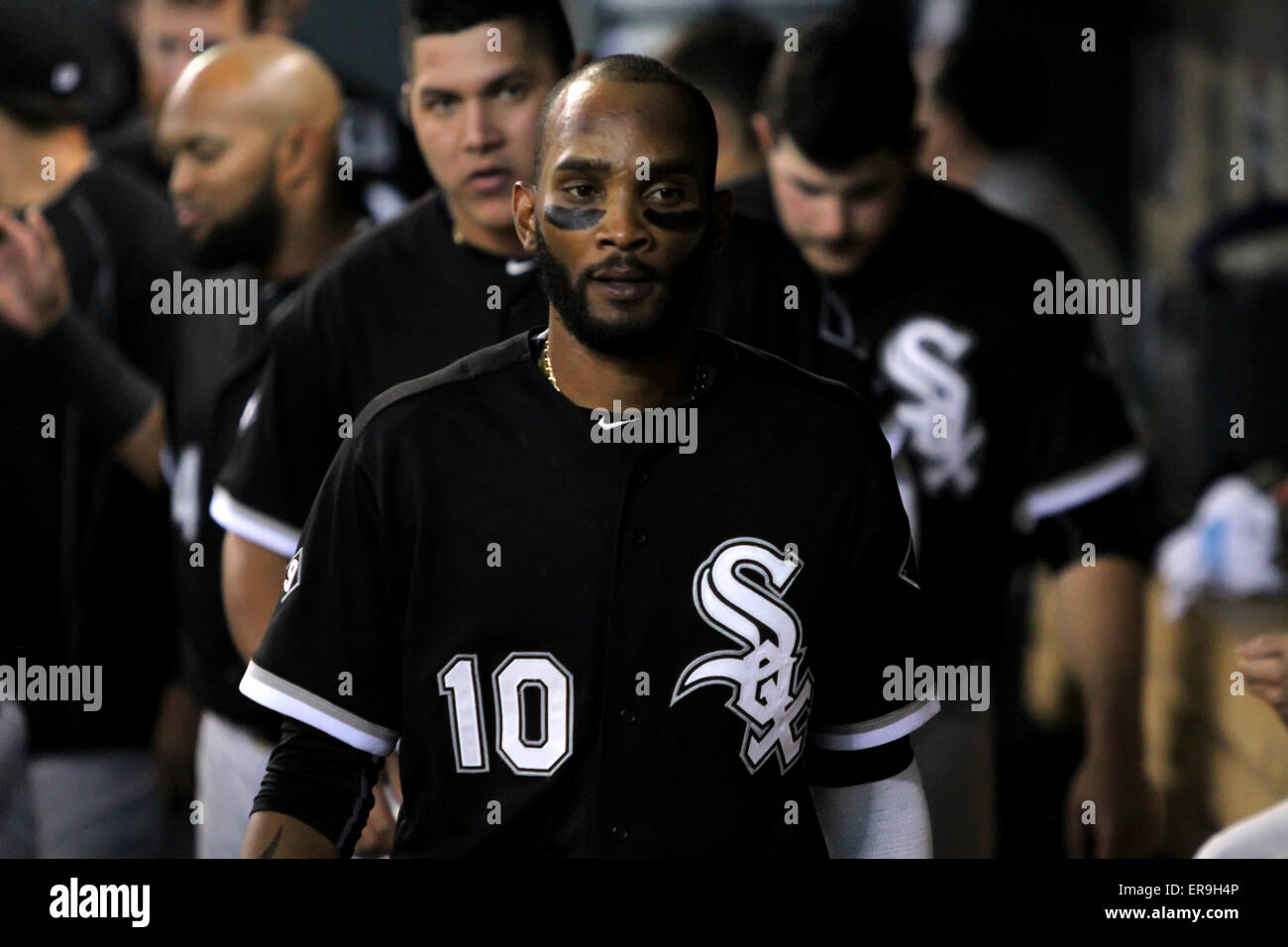 Houston, TX, USA. 29th May, 2015. Chicago White Sox shortstop Alexei ...