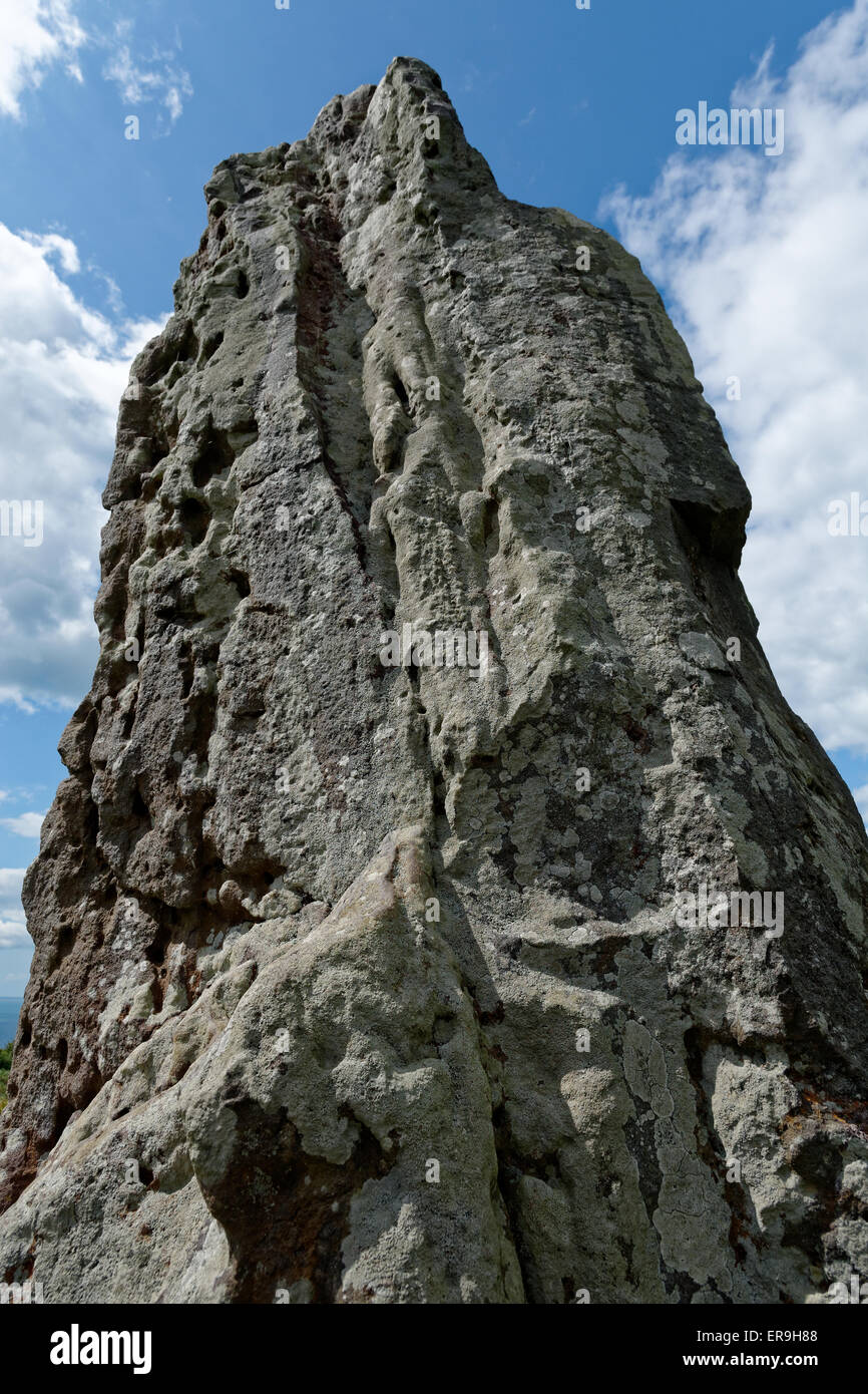 The Long Stone, Megalithic Monument, Mottistone, Isle of Wight, England ...