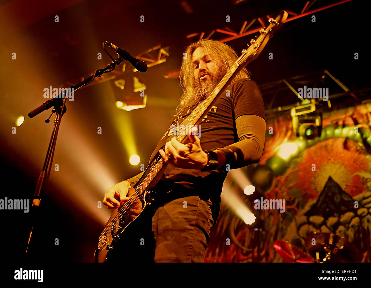 Mastodon performing live on stage at Manchester Academy Featuring: Troy ...