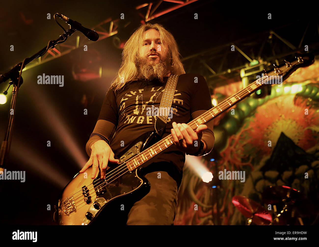 Mastodon performing live on stage at Manchester Academy Featuring: Troy ...