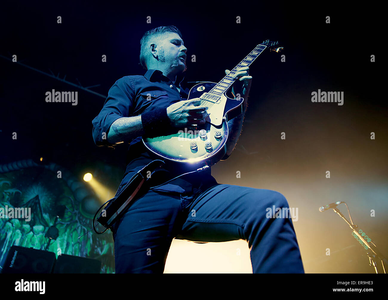 Mastodon performing live on stage at Manchester Academy Featuring: Bill ...
