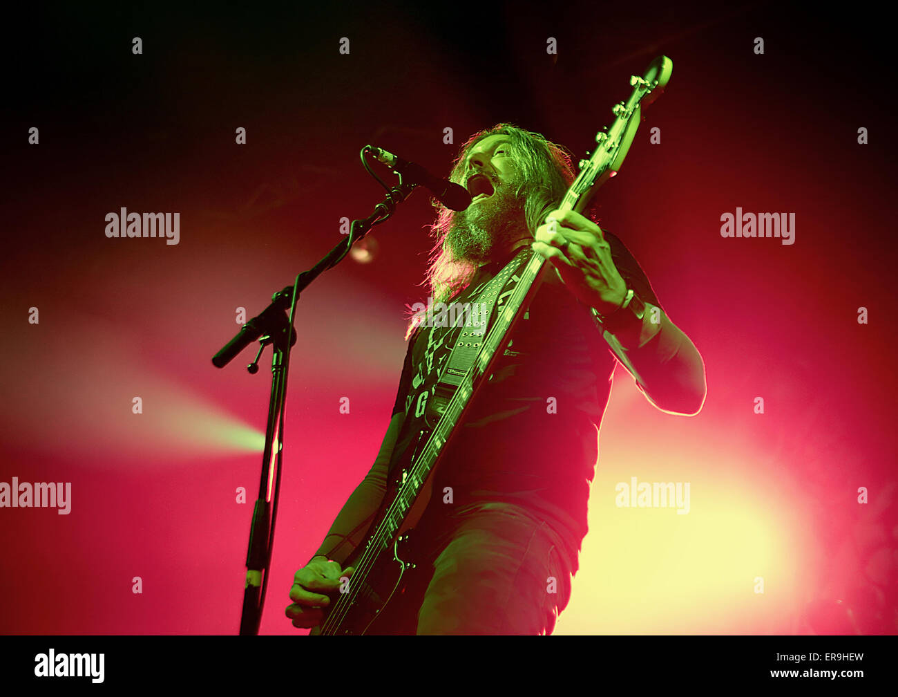 Mastodon performing live on stage at Manchester Academy Featuring: Troy ...