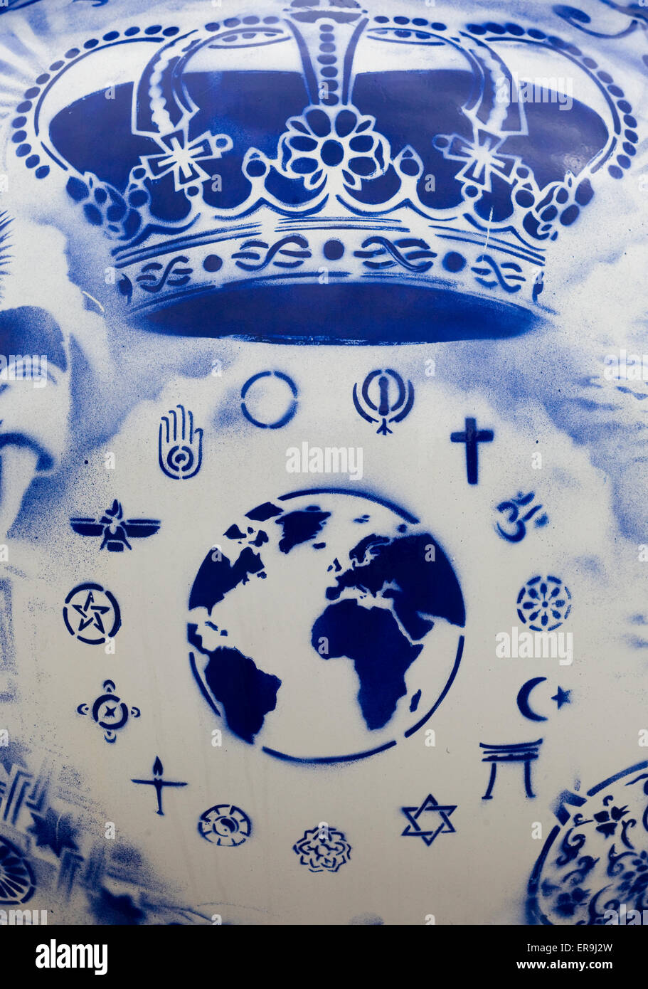 Symbols of sikhism hi-res stock photography and images - Alamy