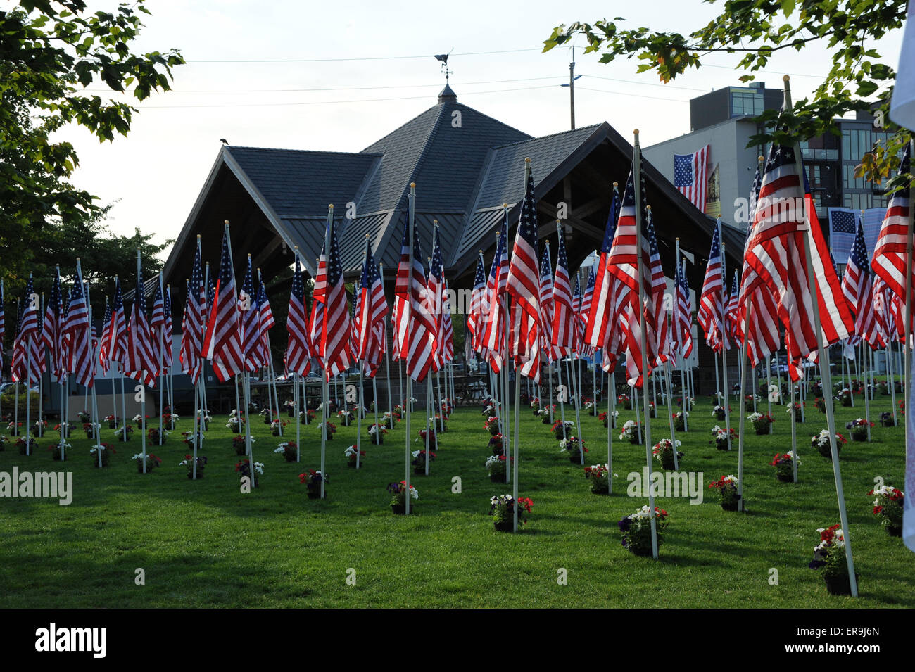 Healing Field in Salem Oregon USA, Tribute to 9/11 casualties and US ...