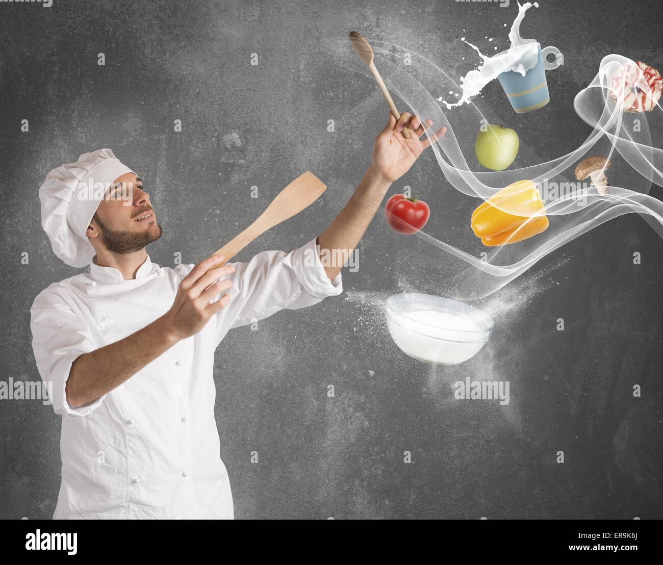 Food musical harmony Stock Photo - Alamy