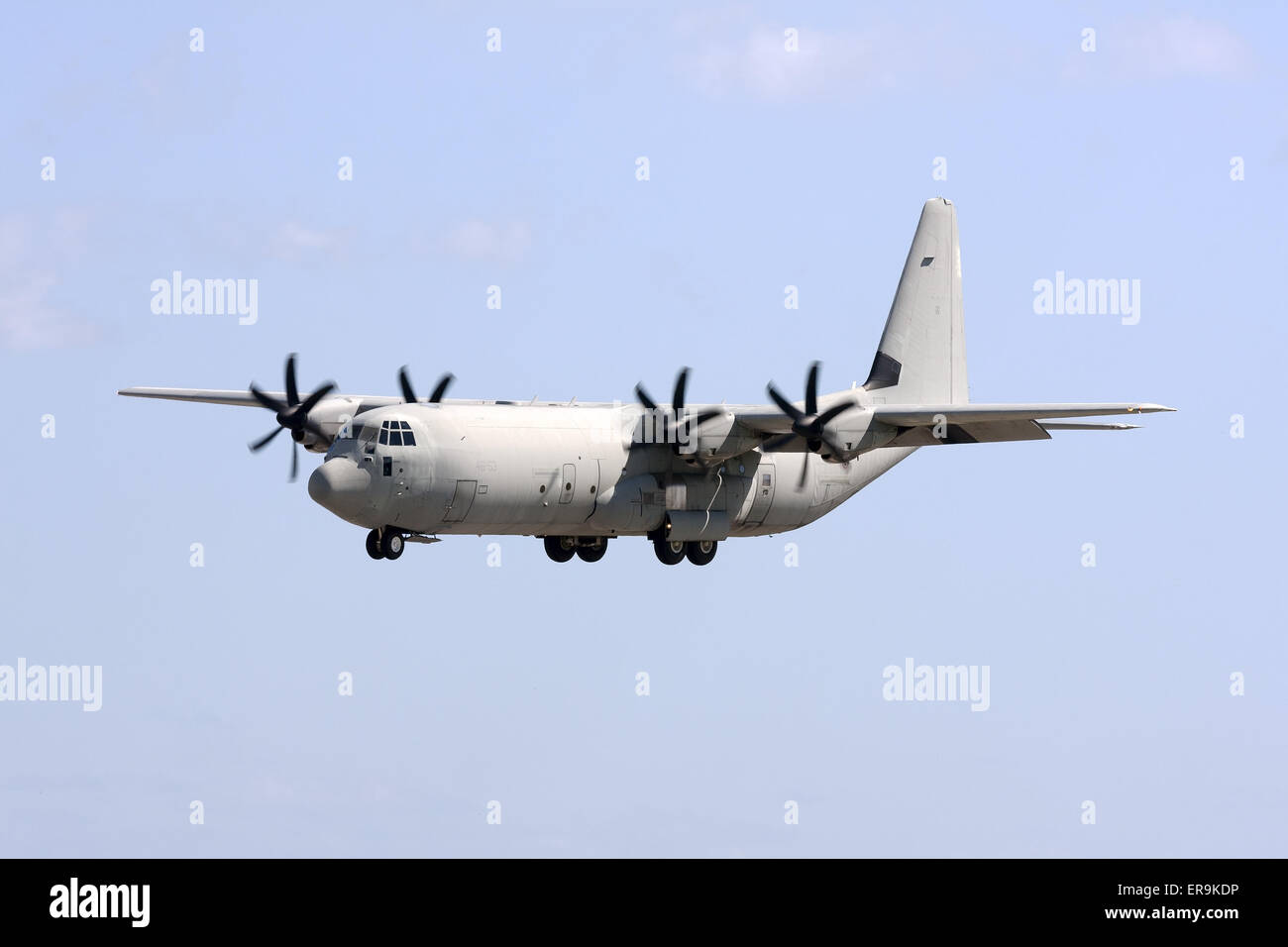 Italian Air force Lockheed C-130J Hercules landing runway 31 Stock ...