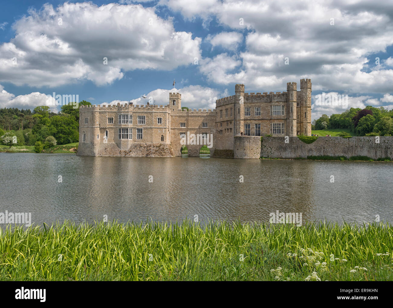 Leeds Castle in Kent, England UK Stock Photo - Alamy