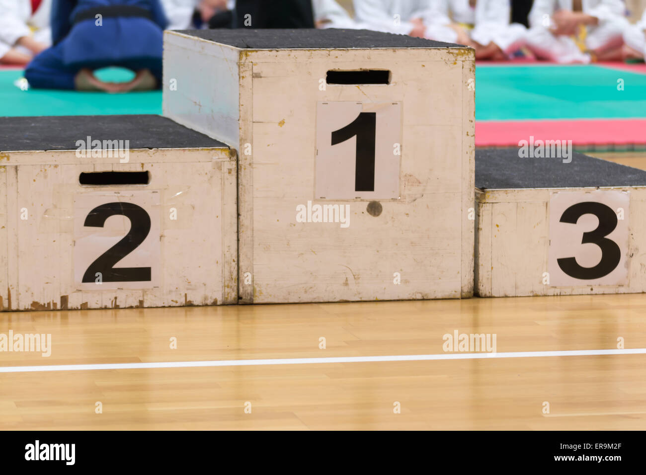 Podium for winner; success in sport activity Stock Photo - Alamy