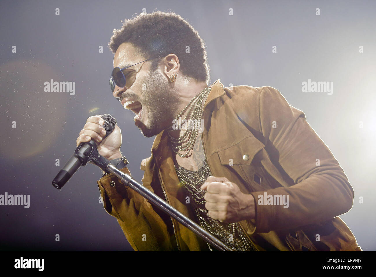 Lenny Kravitz performs live in concert Featuring: Lenny Kravitz Where ...