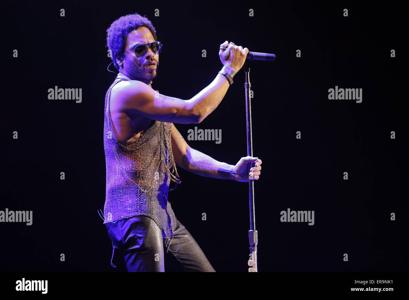Lenny Kravitz performs live in concert Featuring: Lenny Kravitz Where ...