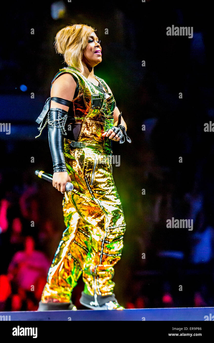 Auburn Hills, Michigan, USA. 29th May, 2015. T-BOZ of TLC performing on ...