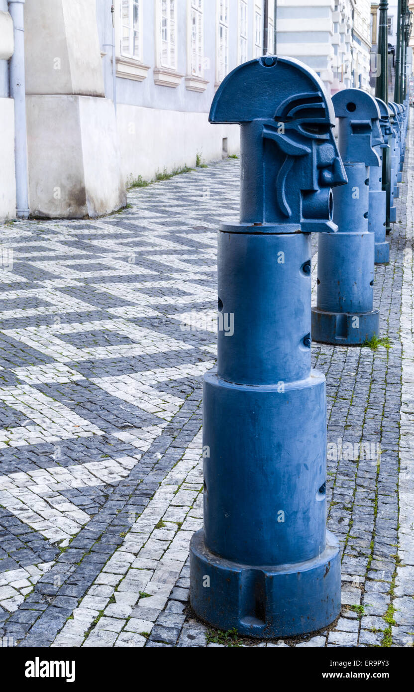 Human like bollards hi-res stock photography and images - Alamy