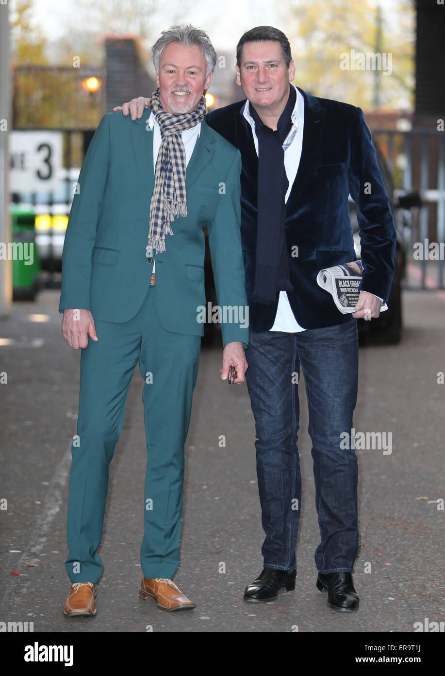 Paul young tony hadley outside hi-res stock photography and images - Alamy