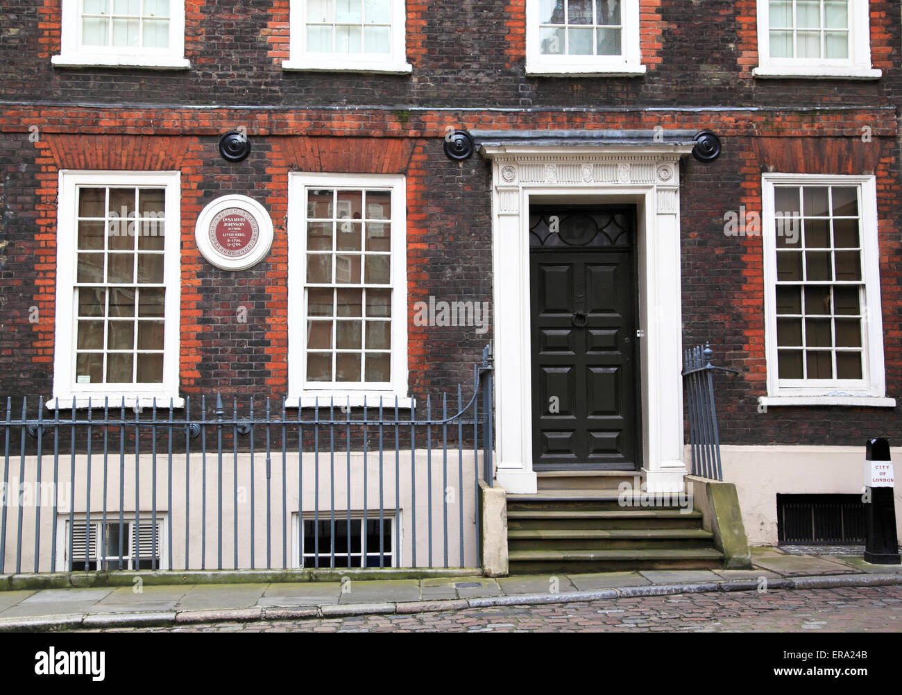 The home of Dr. Samuel Johnson, London, England, Europe Stock Photo - Alamy