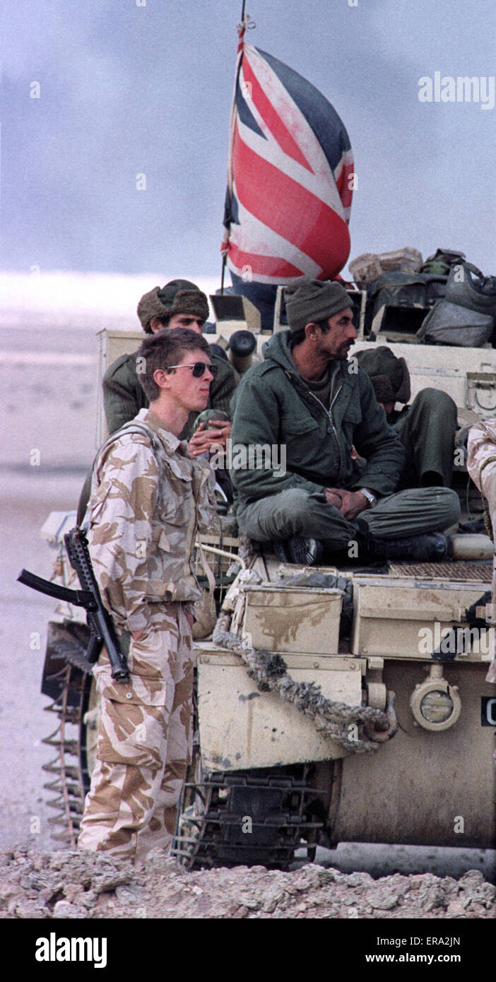 Gulf war british army 1991 hi-res stock photography and images - Alamy
