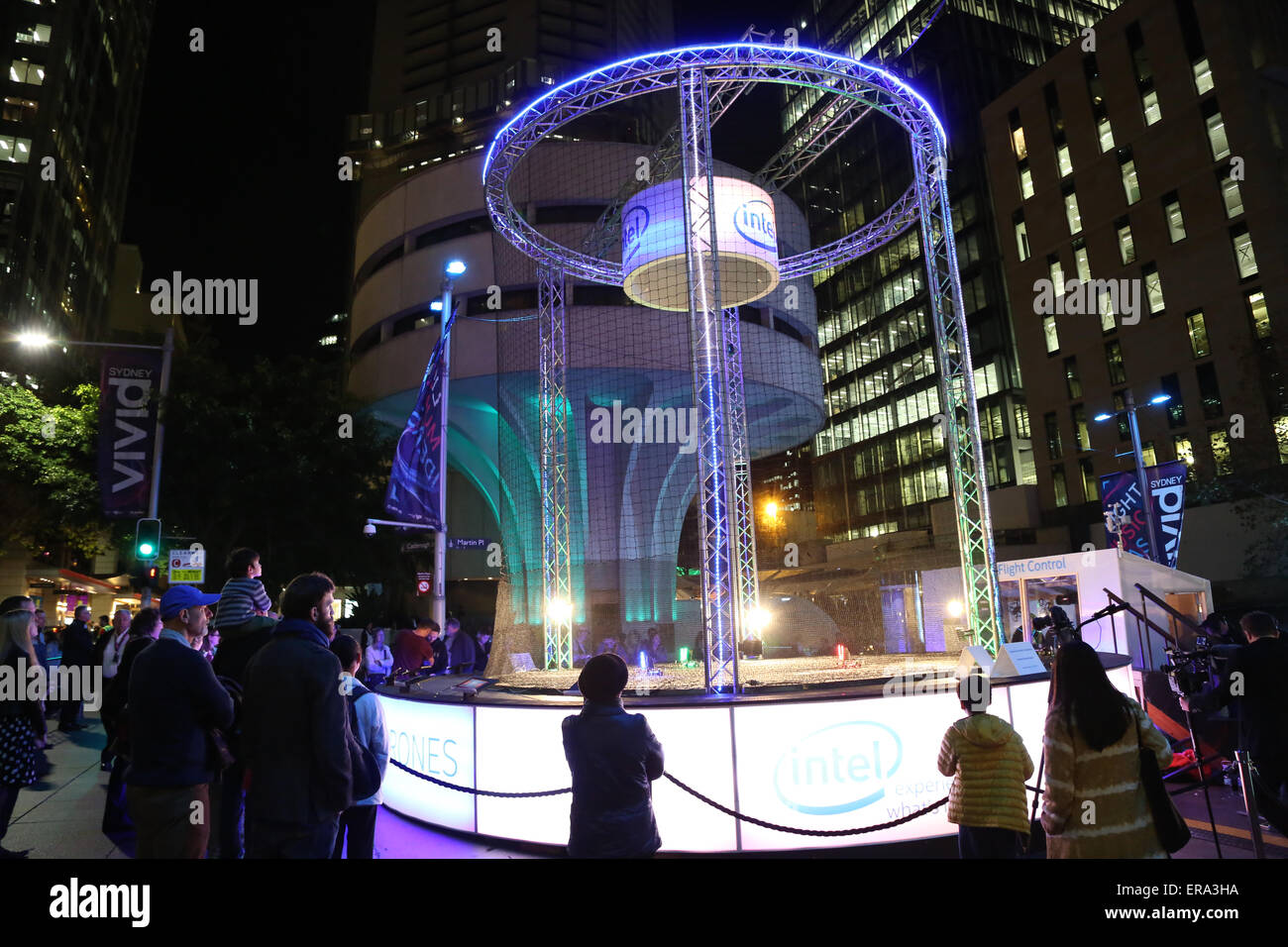 Sydney, Australia. 29 May 2015. Pictured is 'A Game of Drones' in ...