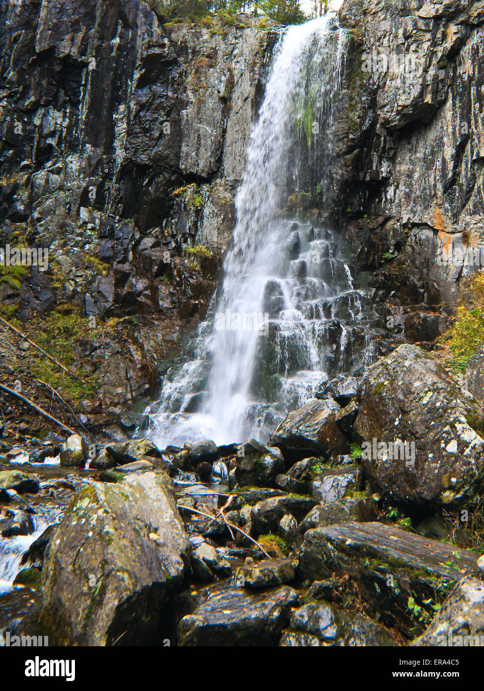 Beautiful sight - falling water falls Stock Photo - Alamy