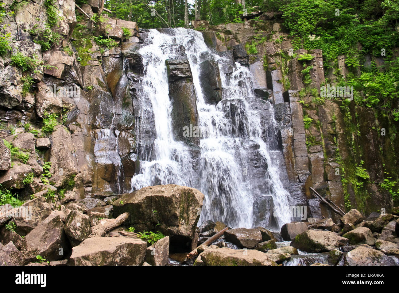 Beautiful sight - falling water falls Stock Photo - Alamy